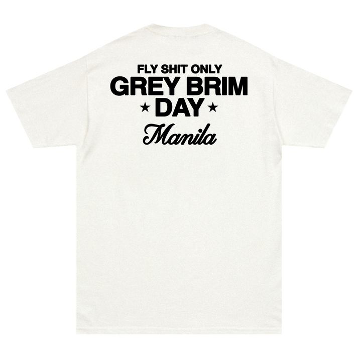 "Grey Brim Day" Tee – Fly Shit Only